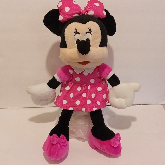 Disney | Accessories | Minnie Mouse Plush Backpack | Poshmark
